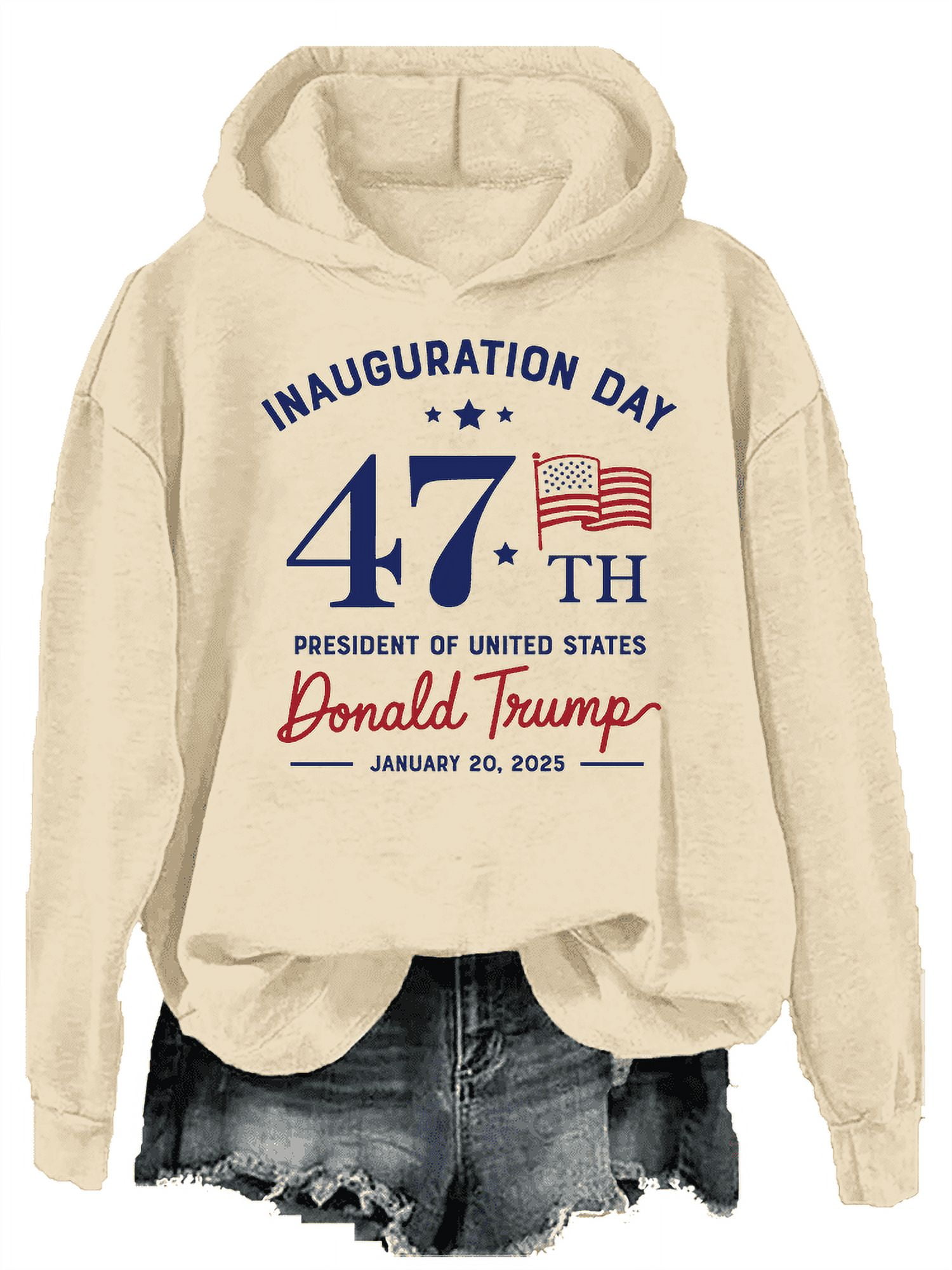Donald Trump Inauguration Day 2025 Hoodie, 47th US President ...