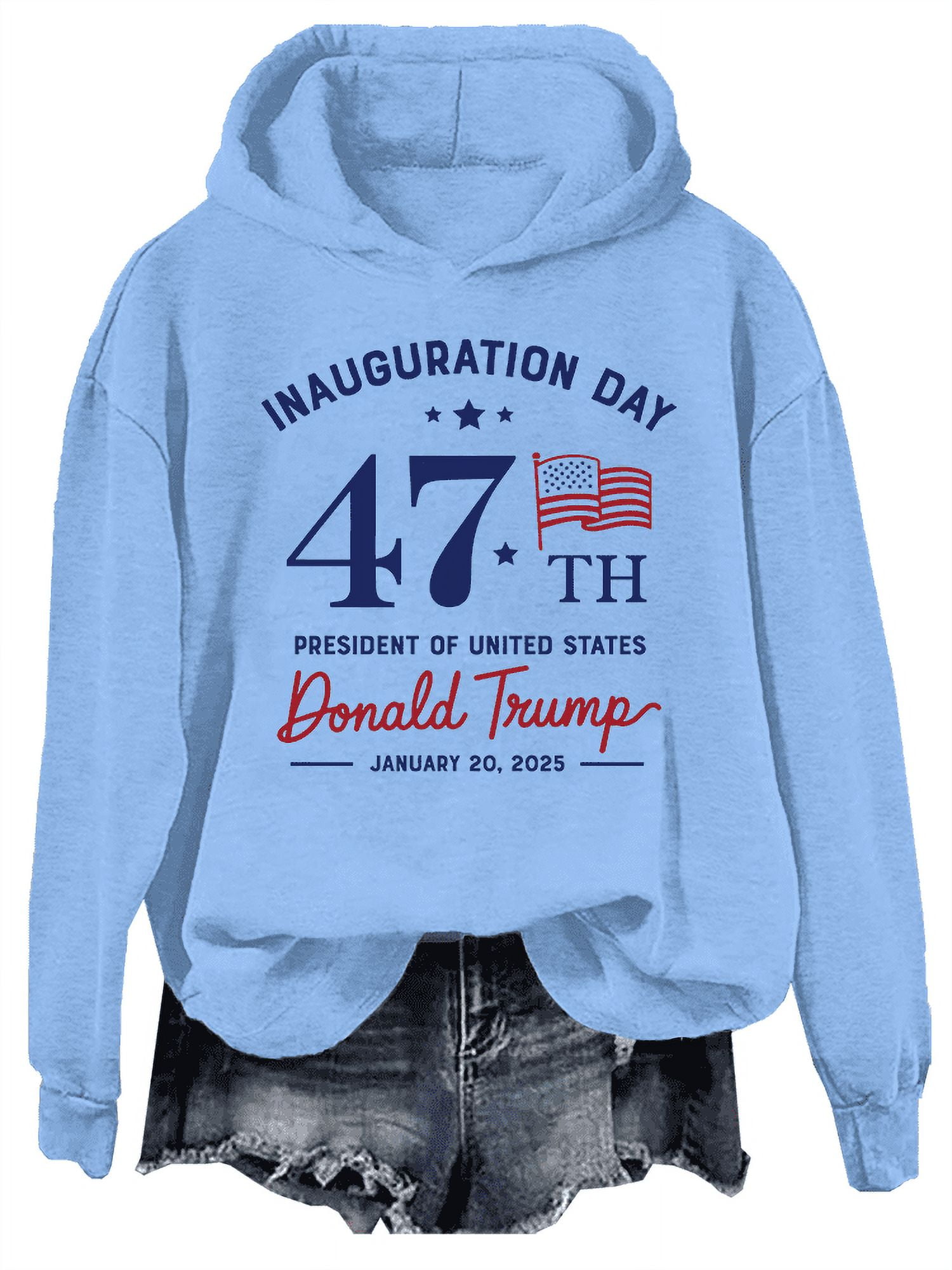 Donald Trump Inauguration Day 2025 Hoodie, 47th US President ...