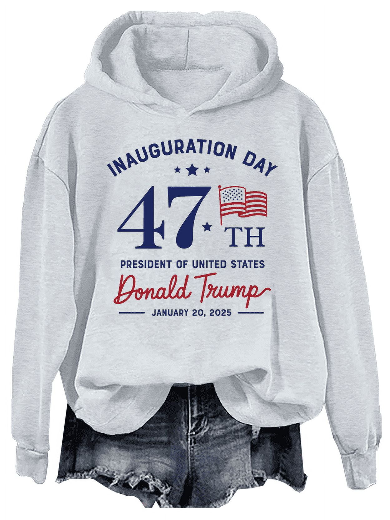 Donald Trump Inauguration Day 2025 Hoodie, 47th US President ...