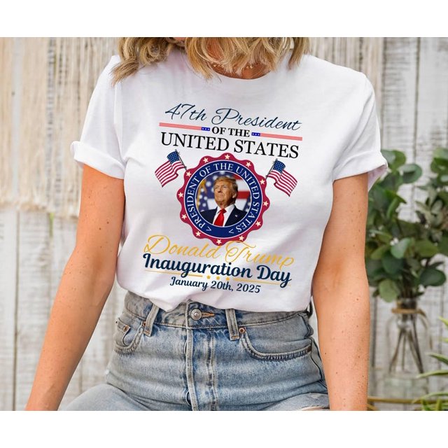 Donald Trump Inauguration Day 2025 Shirt 47th US President Inauguration ...