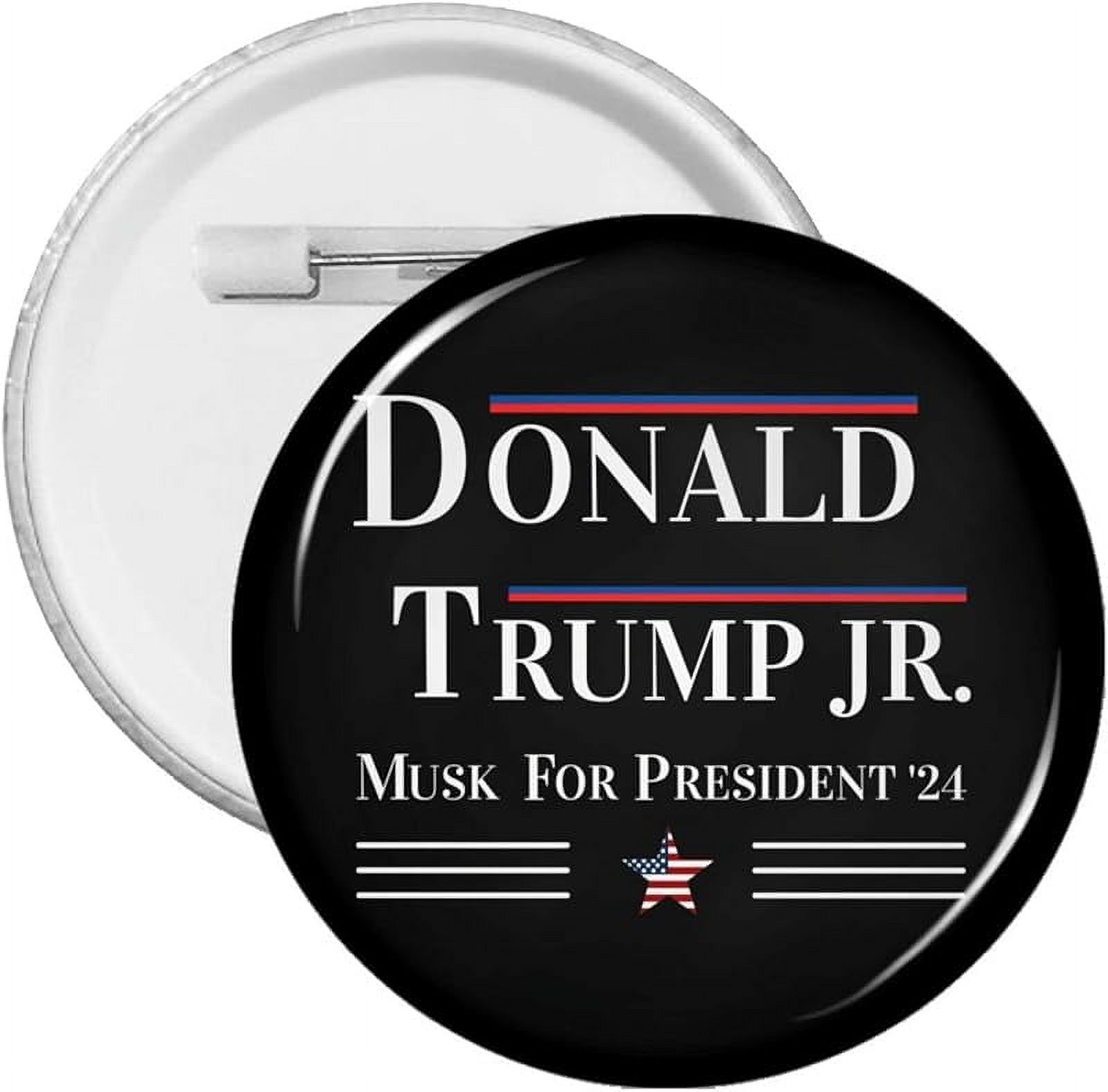 Donald Trump Jr. Hat 2024 Pin Round Button, Environmental Abs Pins ...