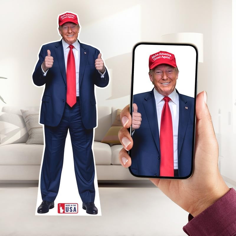 Donald Trump Life Size Cardboard Cutout | Coroplast High Resolution ...