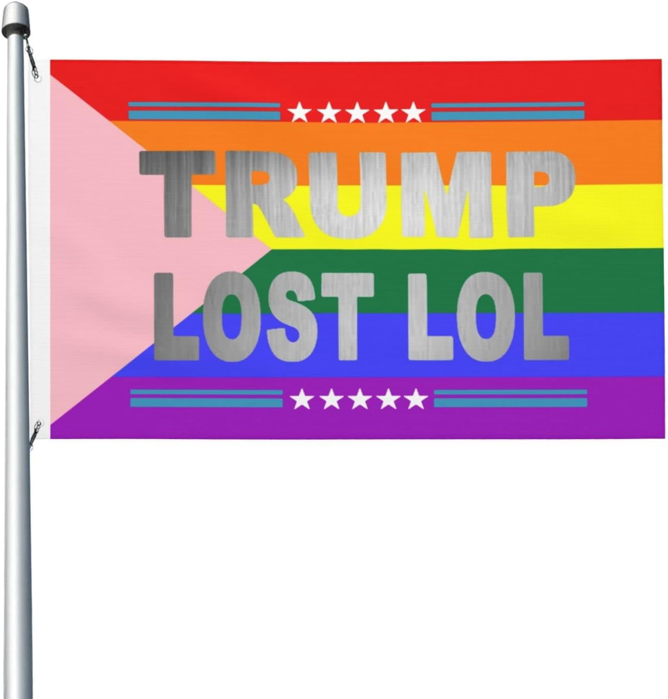 Donald Trump Lost LOL Flag 3x5 Feet Double-Sided Outdoor Decoration ...