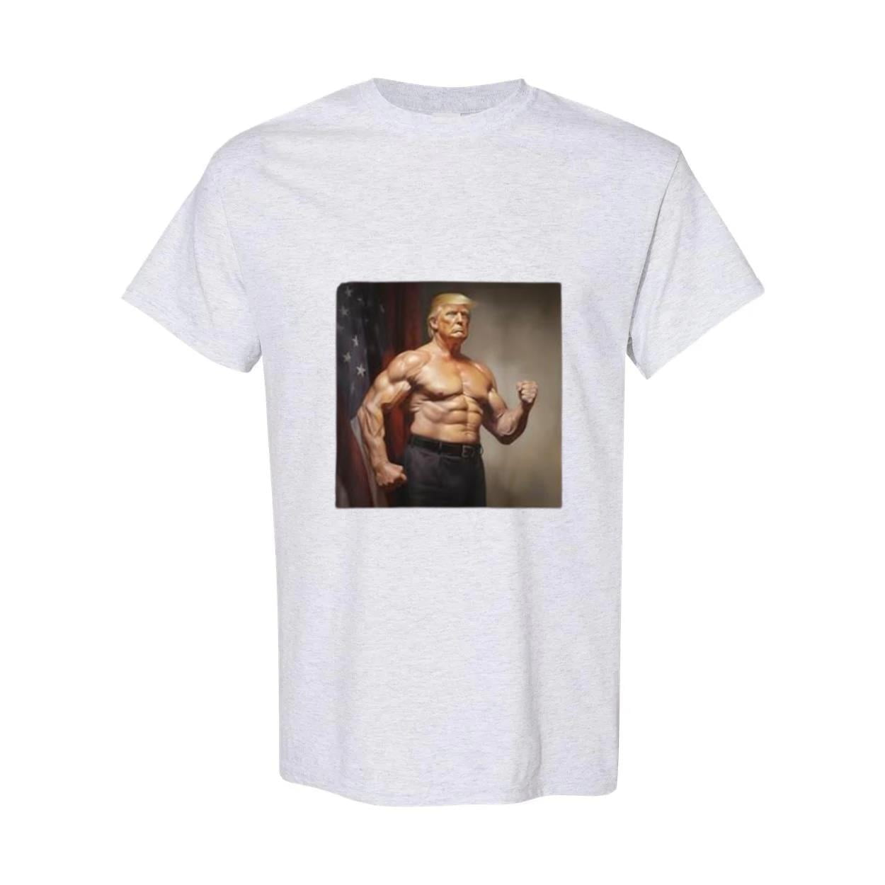 Donald Trump Muscle Trump Make America Strong T-Shirt - Walmart.com