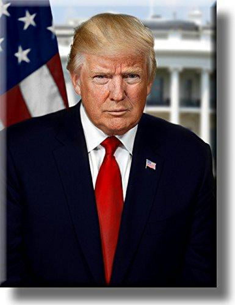 Donald Trump Portrait Picture on Stretched Canvas Wall Art D?cor, Ready ...