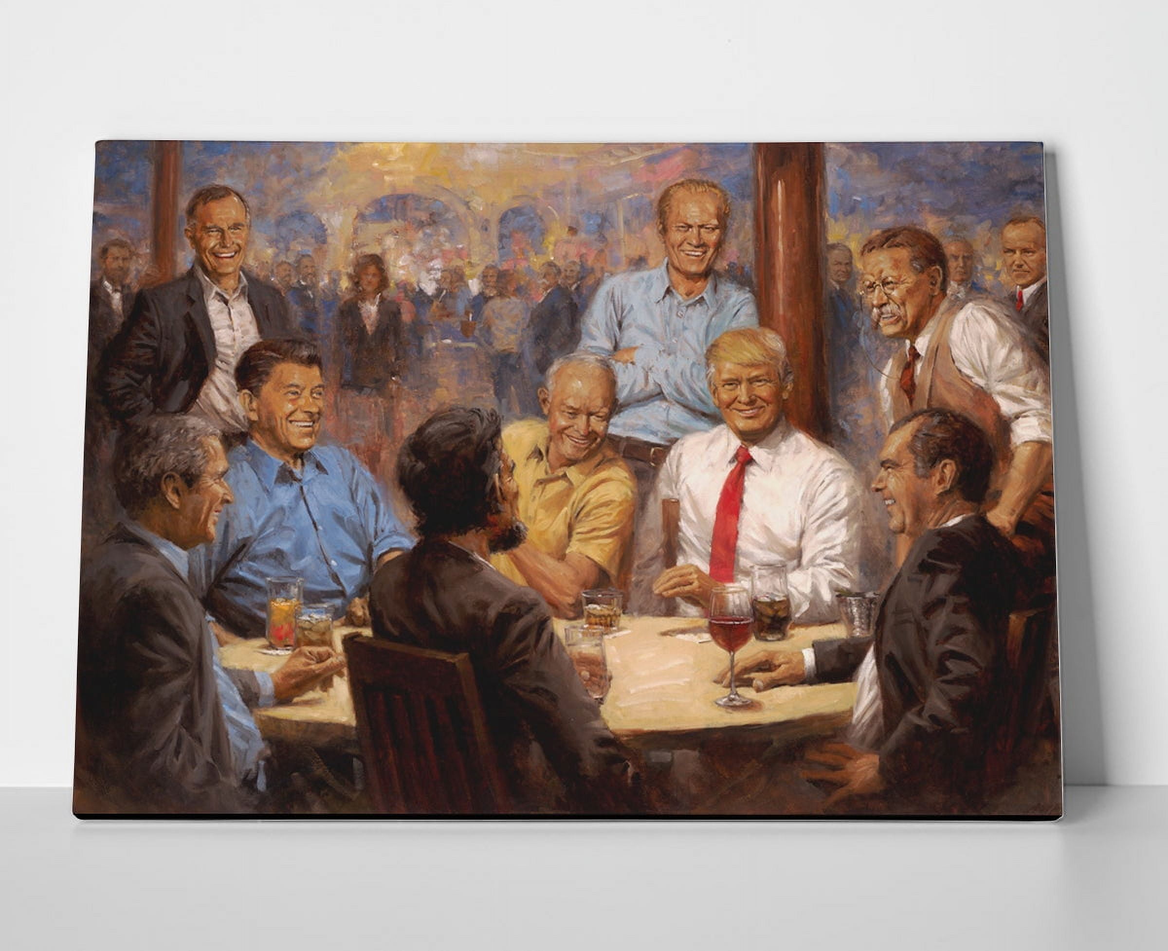 Donald Trump Republicans Poster or Wrapped Canvas - Walmart.com