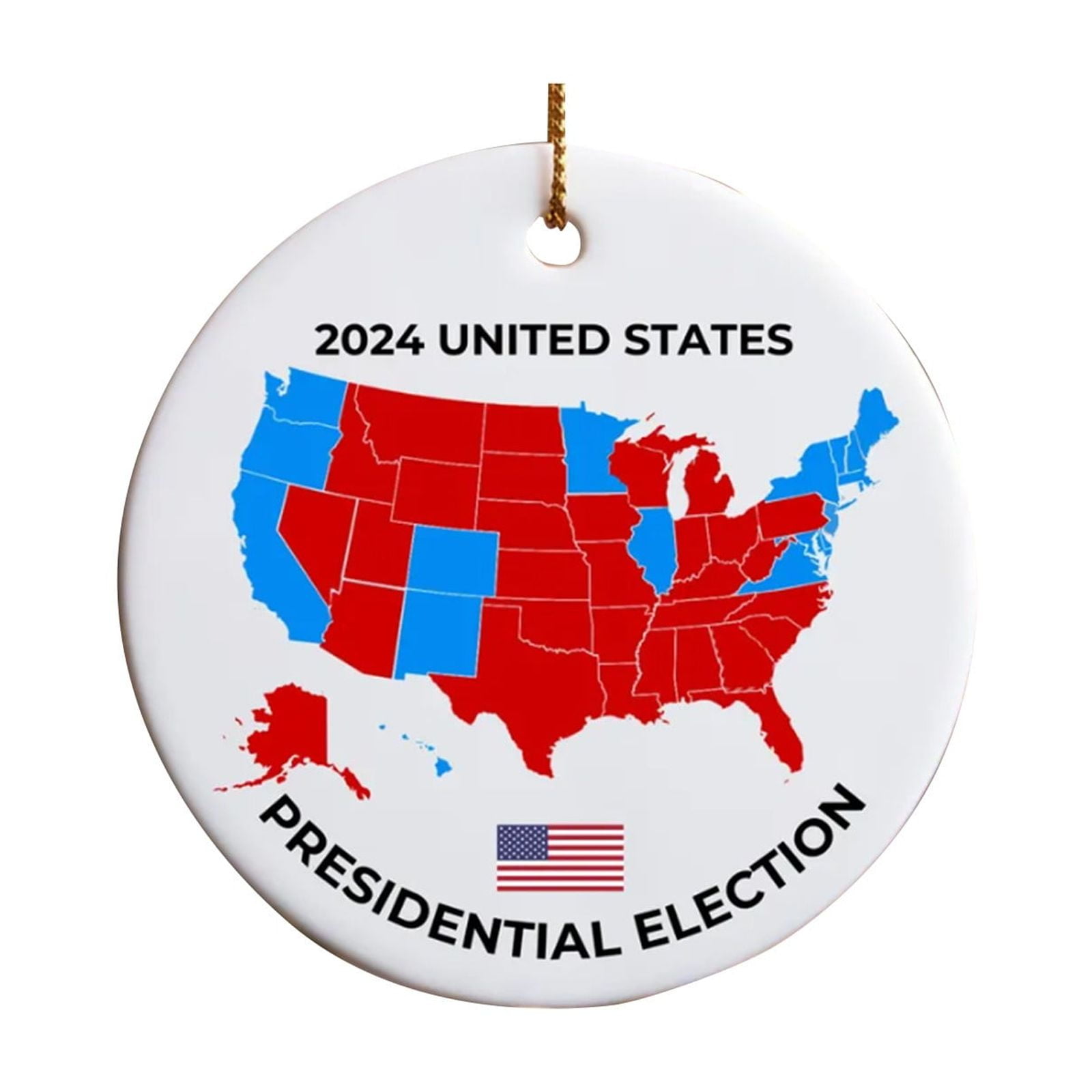 Donald Trump Santa All I Want For Christmas Ornament, Trump Christmas ...
