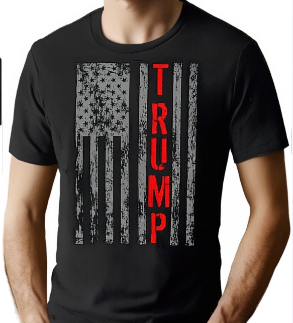 Donald Trump Vintage USA Flag Premium T-Shirt 227354 Funny Men's Short ...