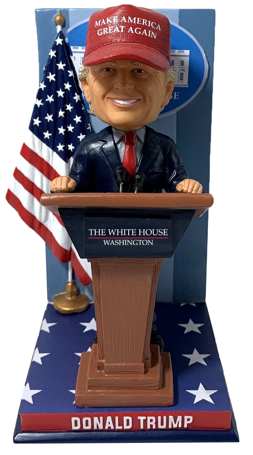 Bobbleheads Collectible Male Doll 8" Donald Trump White House Podium ...