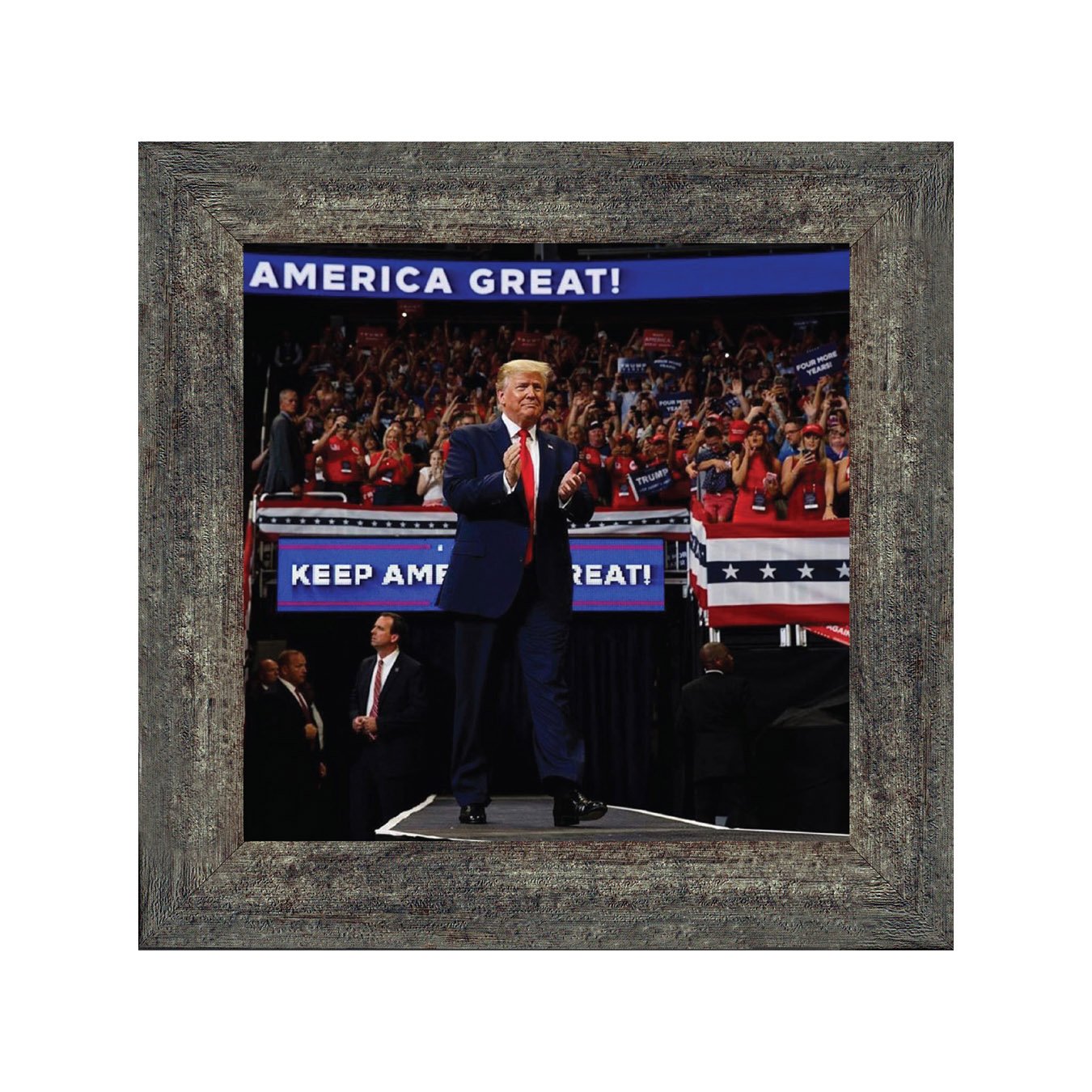 Donald Trump at a Republican Rally for the 2020 Campaign, “Keep America ...