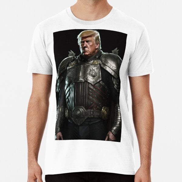 Donald Trump in Full Body Armor Premium T-Shirt - Walmart.com