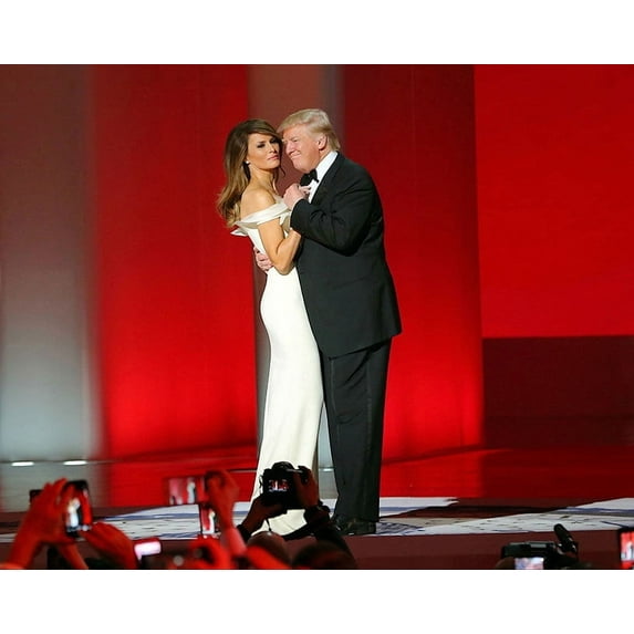 Donald and Melania Trump Dance at Liberty Ball - Style A - 24x36 Inch ...