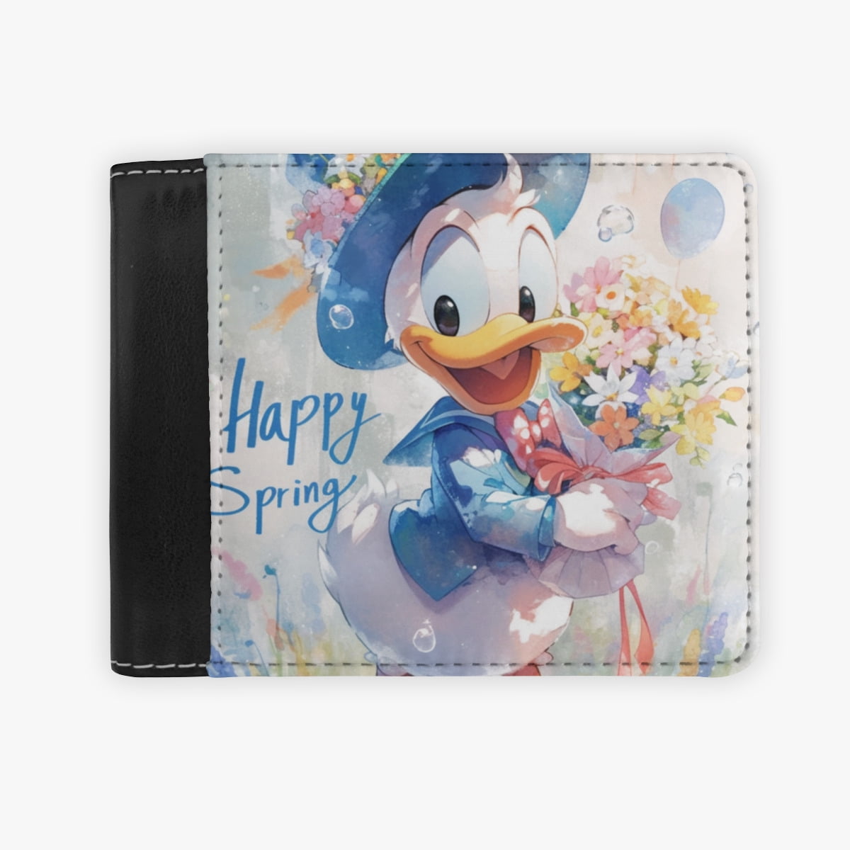 Donald x DuckFashionable double-fold wallet with multi-functional ...