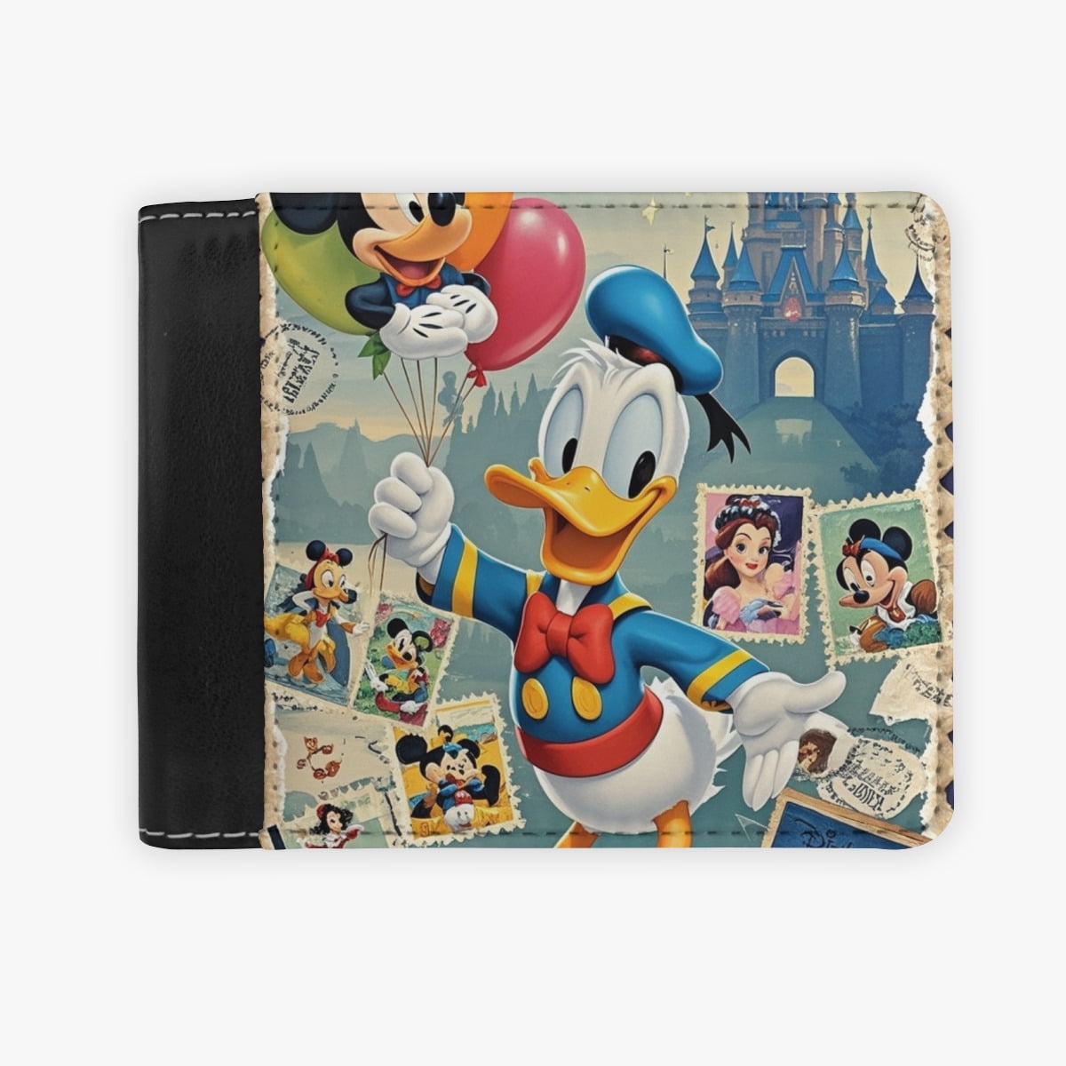 Donald x DuckFashionable double-fold wallet with multi-functional ...