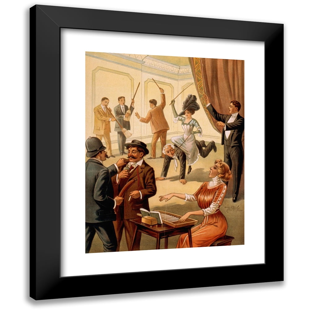 Donalson Lith. Co 19x24 Black Modern Framed Museum Art Print Titled ...