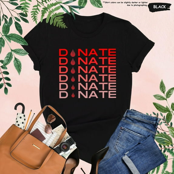 Donate Blood Shirt, Blood Donor Awareness Shirt, Blood Donation Shirt ...