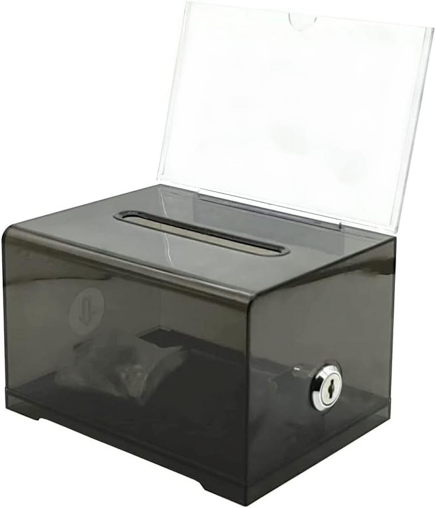 MCB Large Donation Box - Ballot Box - Suggestion Box - Acrylic Box ...