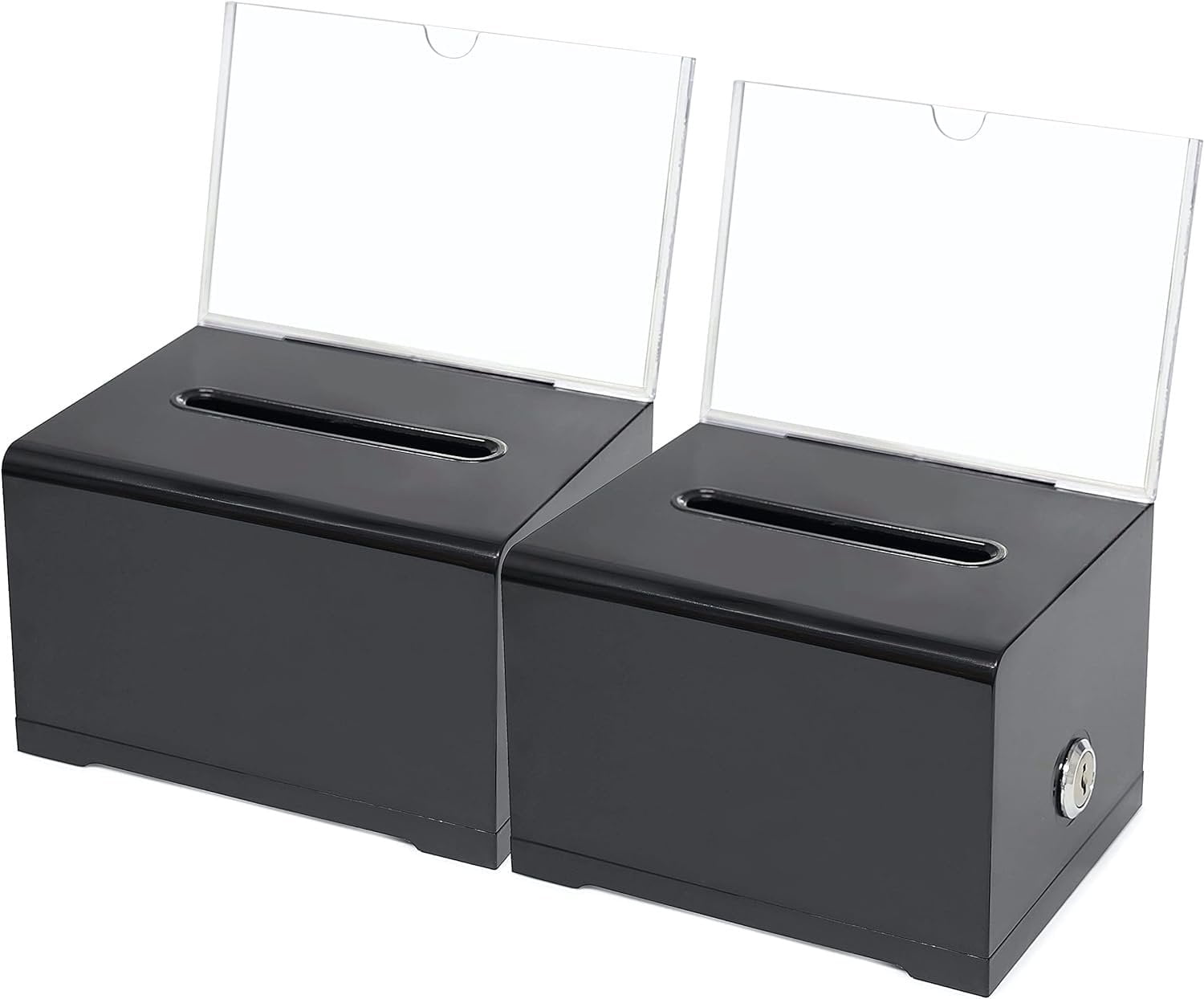 Donation Collection Ballot Box Ticket & Drawing Voting or Comment Box ...