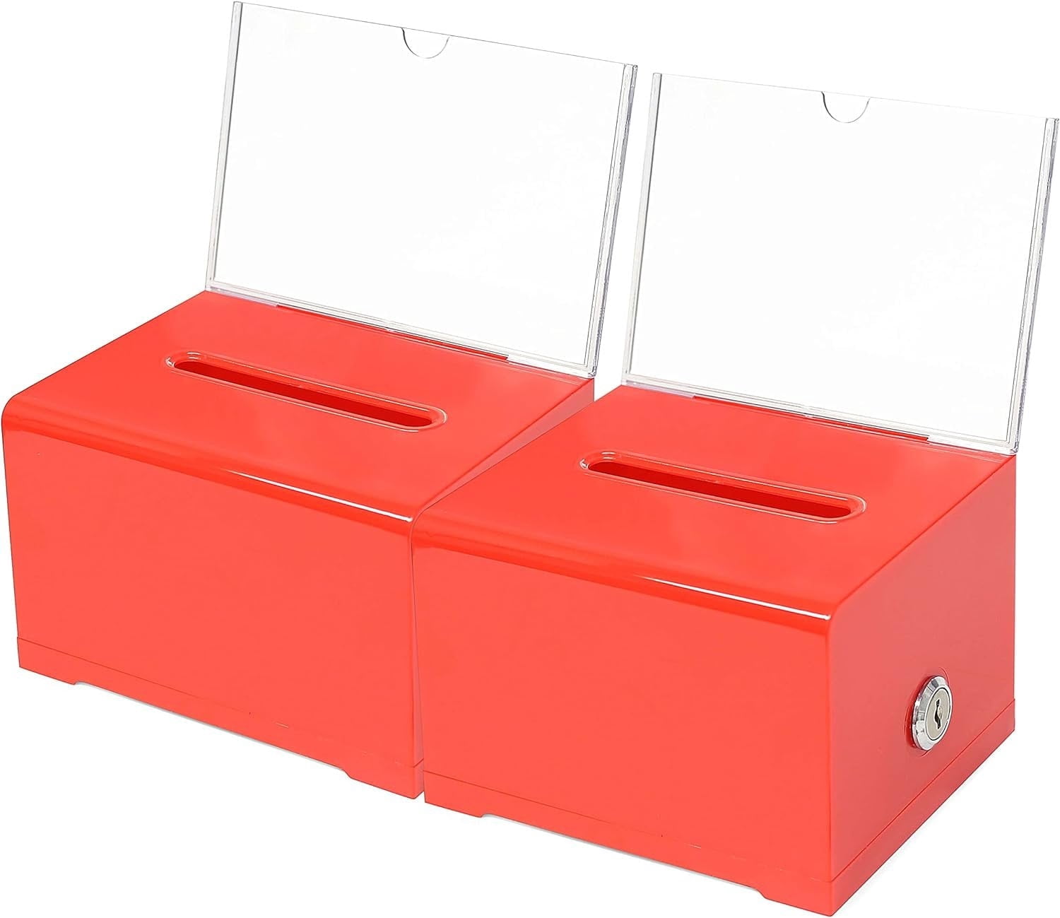 Donation Collection Ballot Box Ticket & Drawing Voting or Comment Box ...
