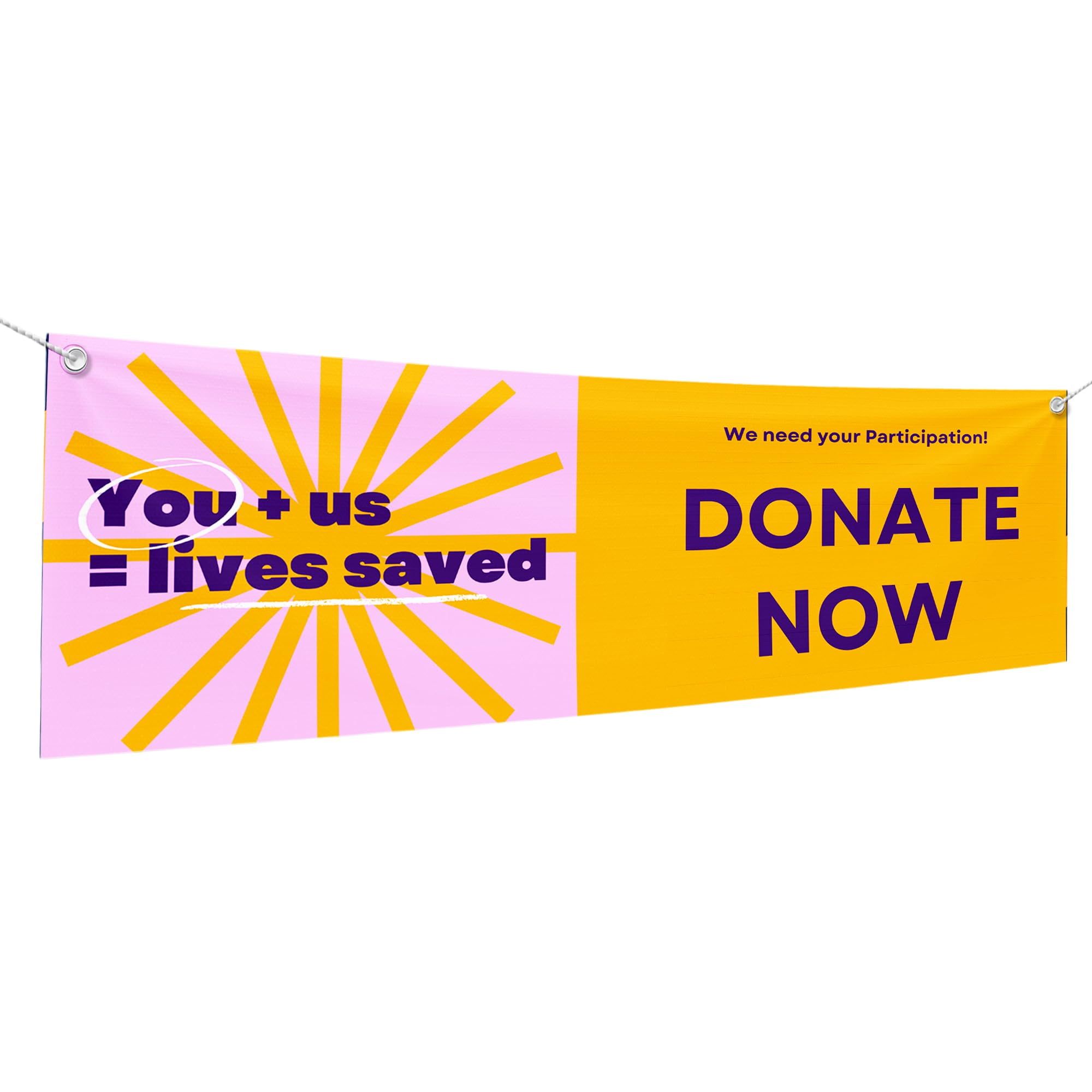 Donations Large Banners and Signs for Outdoor by DreamController ...