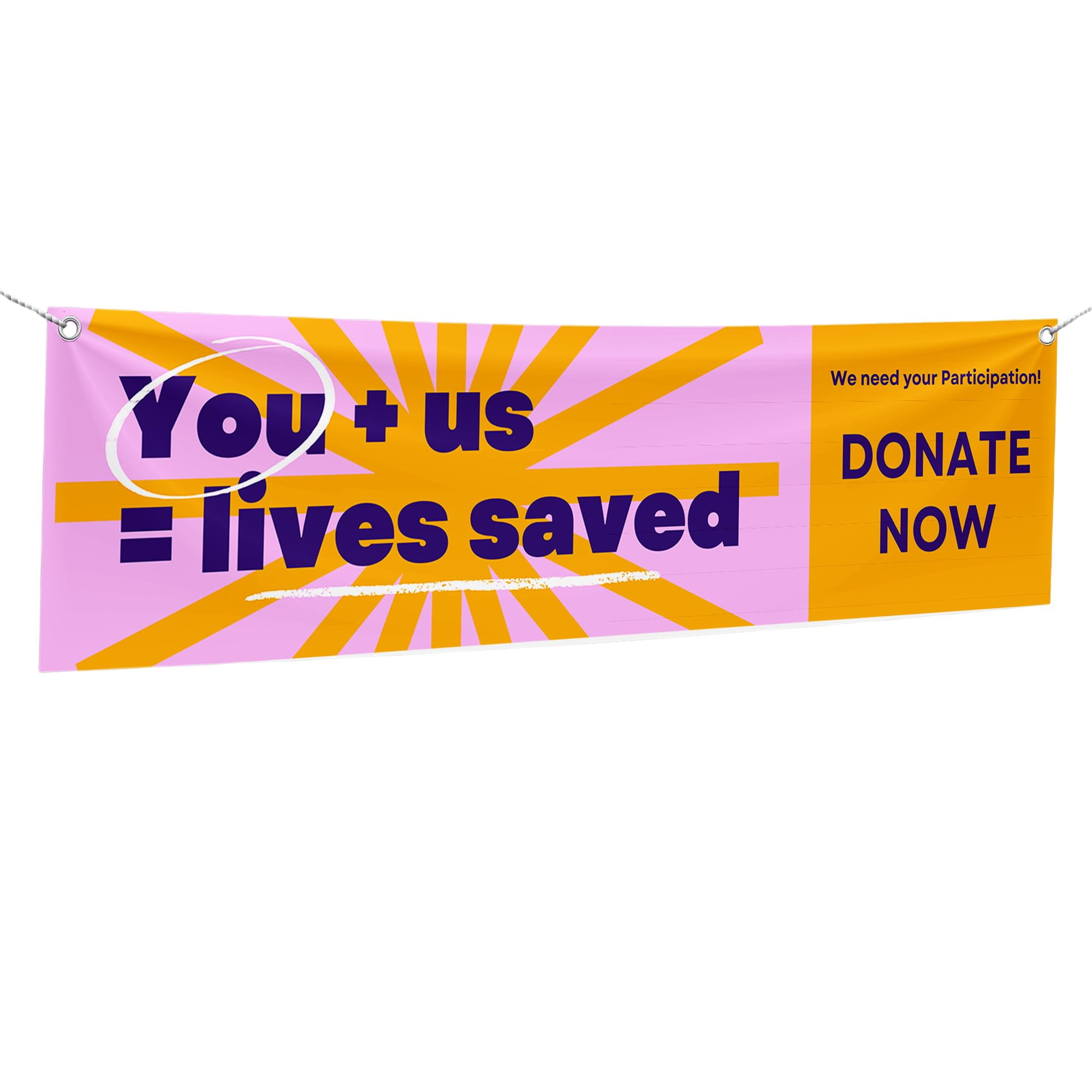 Donations Large Banners and Signs for Outdoor by DreamController ...