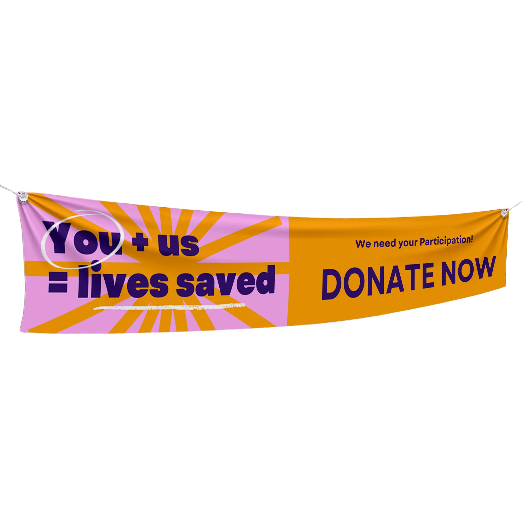 Donations Large Banners and Signs for Outdoor by DreamController ...