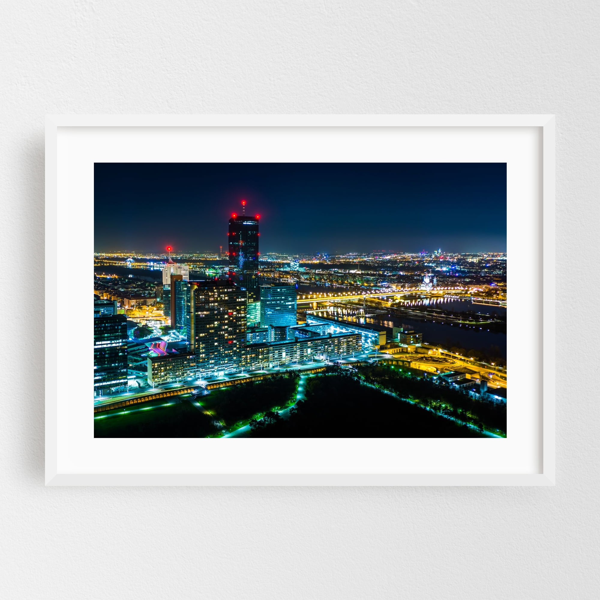 Donau City from the Donauturm - Vienna Austria Photography Cityscape ...