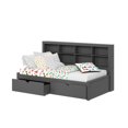 Donco Kids Bookcase Twin Daybed, Twin, Dark Grey - Walmart.com