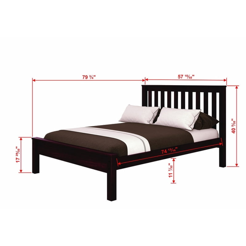 Donco Kids Contempo Bed with Twin Trundle Cappuccino Cappuccino Finish ...