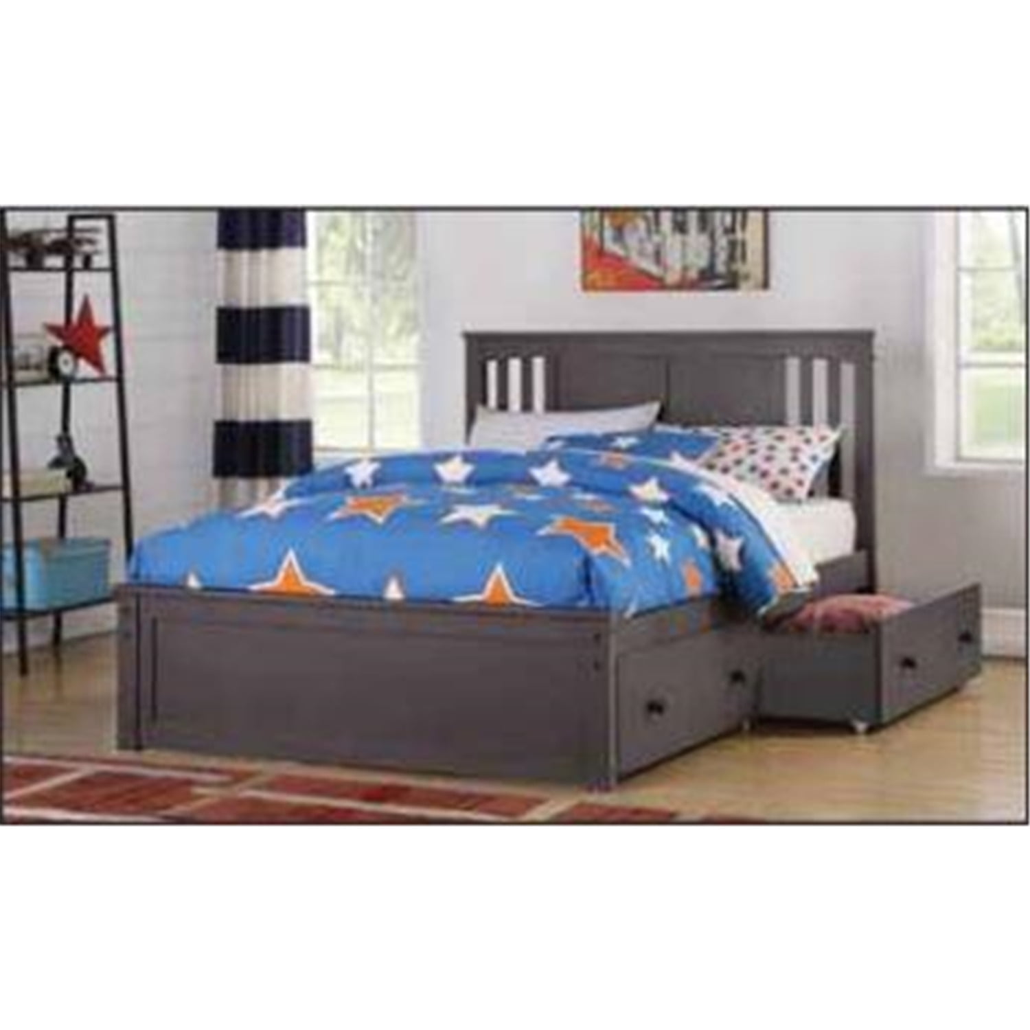 Donco Kids PD-3217FSG-505SG Full Size Princeton Bed with Storage ... Donco Kids PD-3217FSG-505SG Full Size Princeton Bed with Storage ...