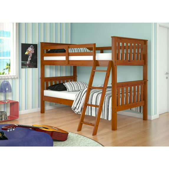 Donco Trading Mission Bunkbed Espresso With Slat Kit - Walmart.com