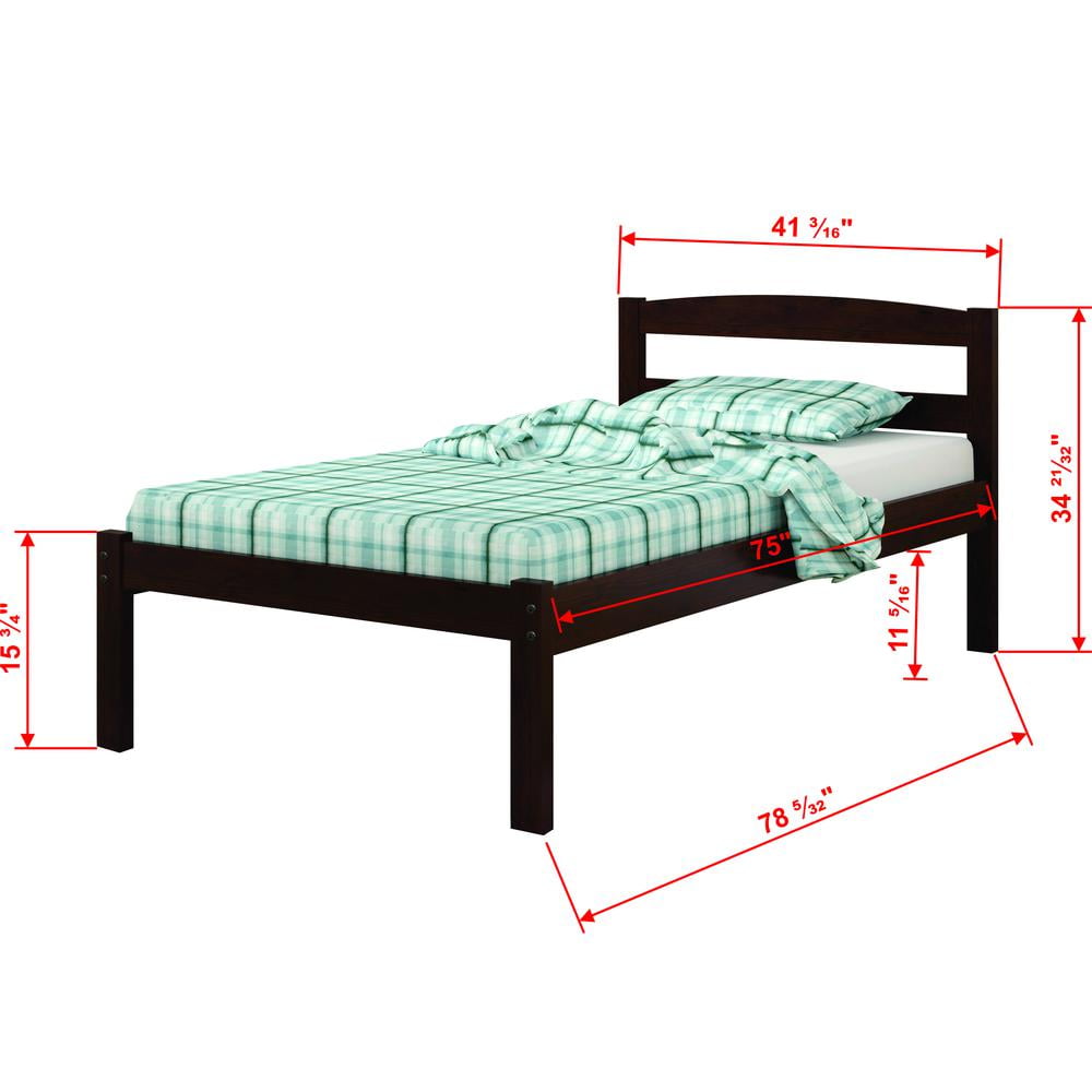 Donco Trading Twin Econo Bed W/Twin Trundle Bed - Walmart.com