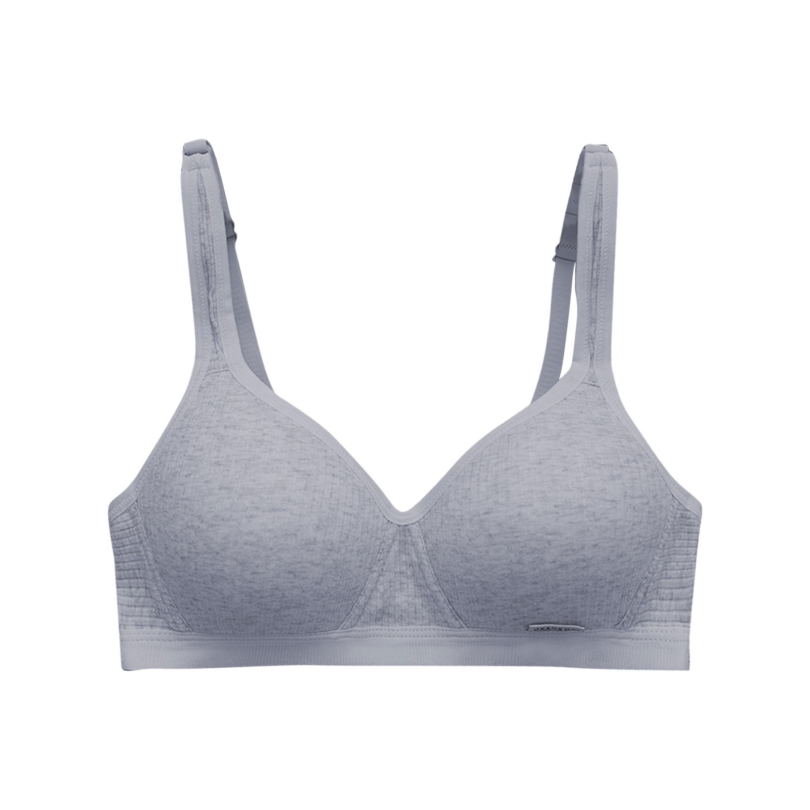 DondPO Bras for Women Korean Version Of Simple Pure Cotton Girl ...