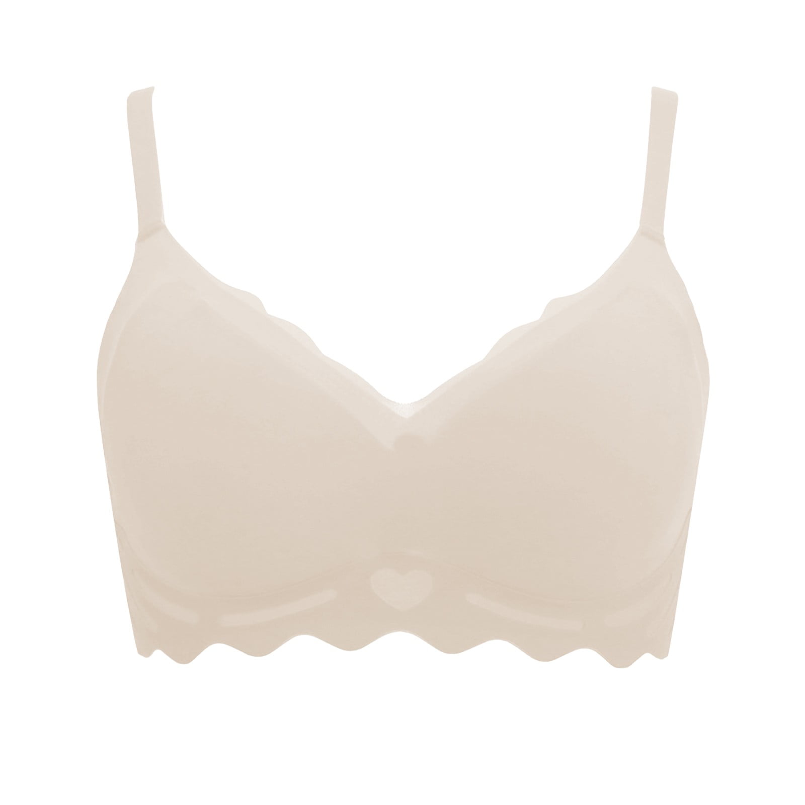 DondPO Bras for Women Ladies' Thin Latex without Small Chest Gathered ...