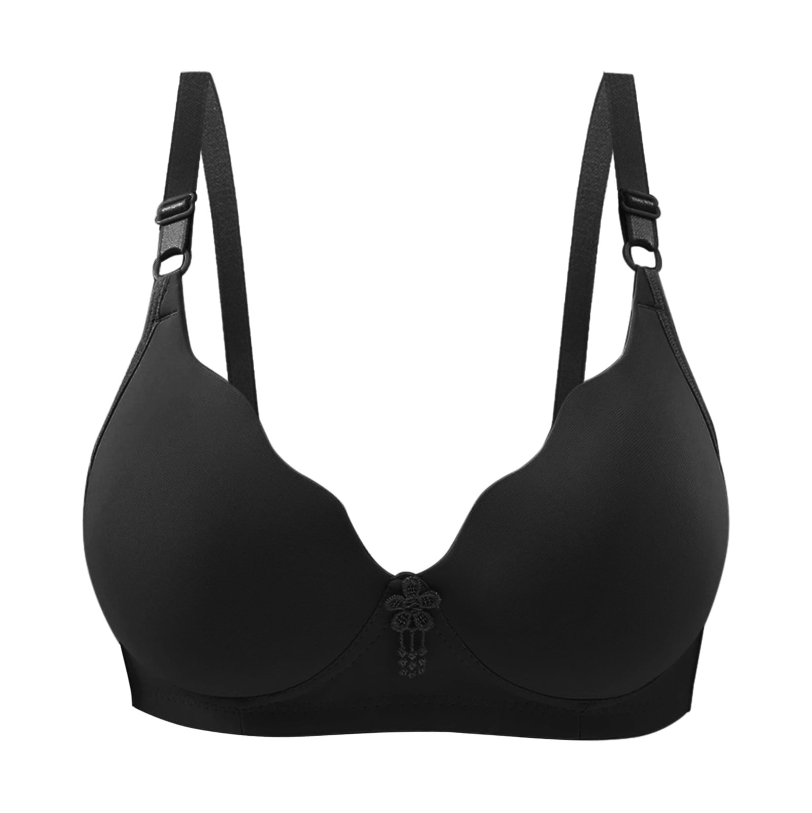 DondPO Bras for Women Thin Laceless Breathability Underwear Large Size ...