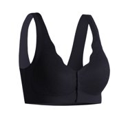 Wycnly Full Figure Bras for Women Plus Size Open Closure Comfort ...