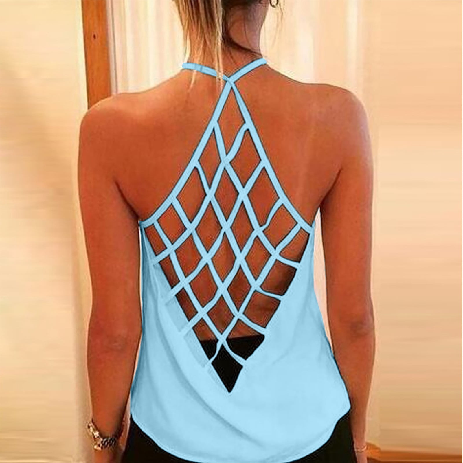 DondPO Going Out Tops for Women Corset Tops Women's Strap Sleeveless ...