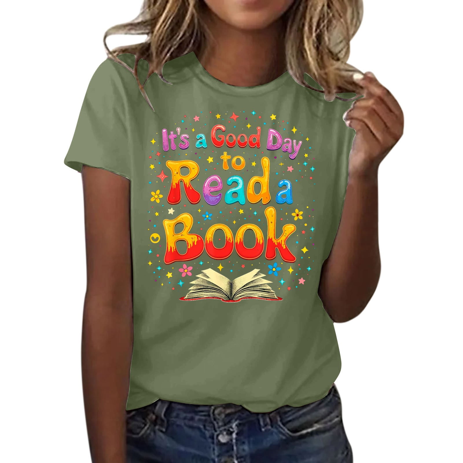 DondPO T Shirts for Women World Book Day 2025 Costume It's A Good Day ...
