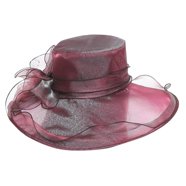 harmtty Breathable Sunscreen Hat Wide Brim Lace Floral Design Dot Women ...
