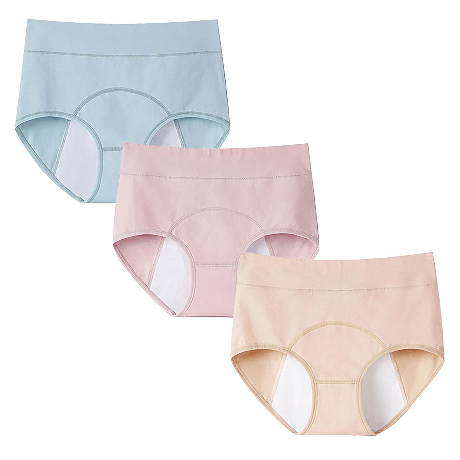 DondPO Womens Underwear Abdominal Women's Cotton Anti Leakage To The ...