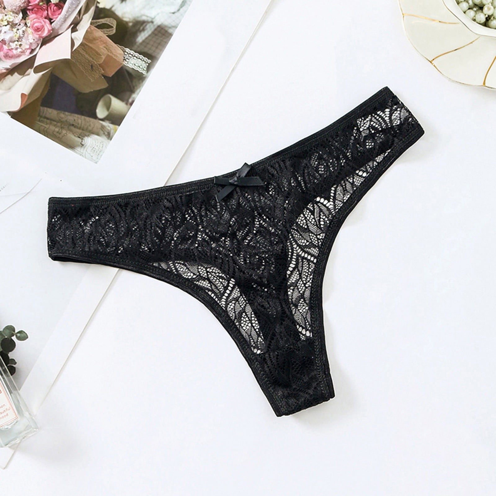 DondPO Womens Underwear,Panties for Women Low Lace Patchwork For In ...