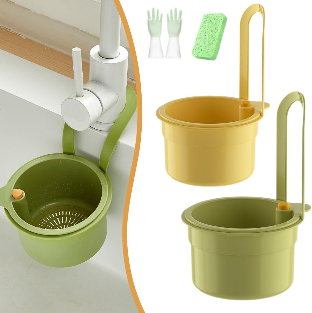 Dondepiso Sink Strainer, 2025 New Self-Cleaning Kitchen Sink Food Waste ...