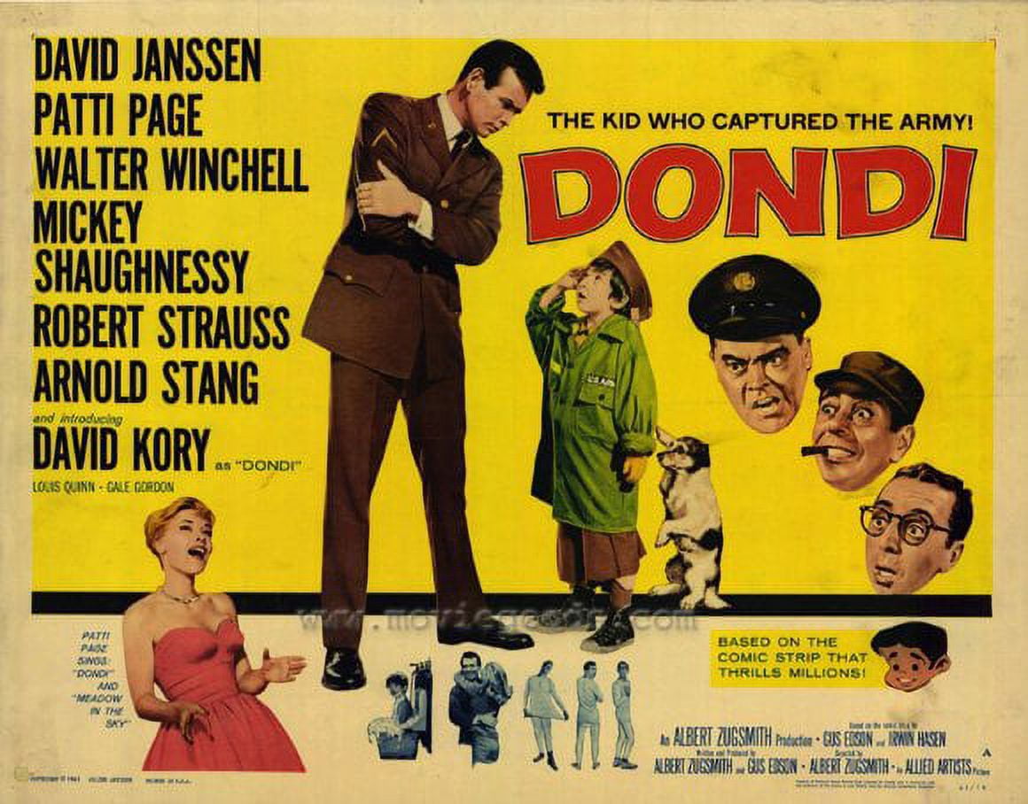 Dondi - movie POSTER (Half Sheet Style A) (22" x 28") (1961) - Walmart.com