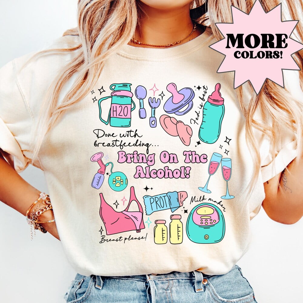 Done With Breastfeeding Shirt, Fed Is Best S, Breastmilk Shirt, Moms ...