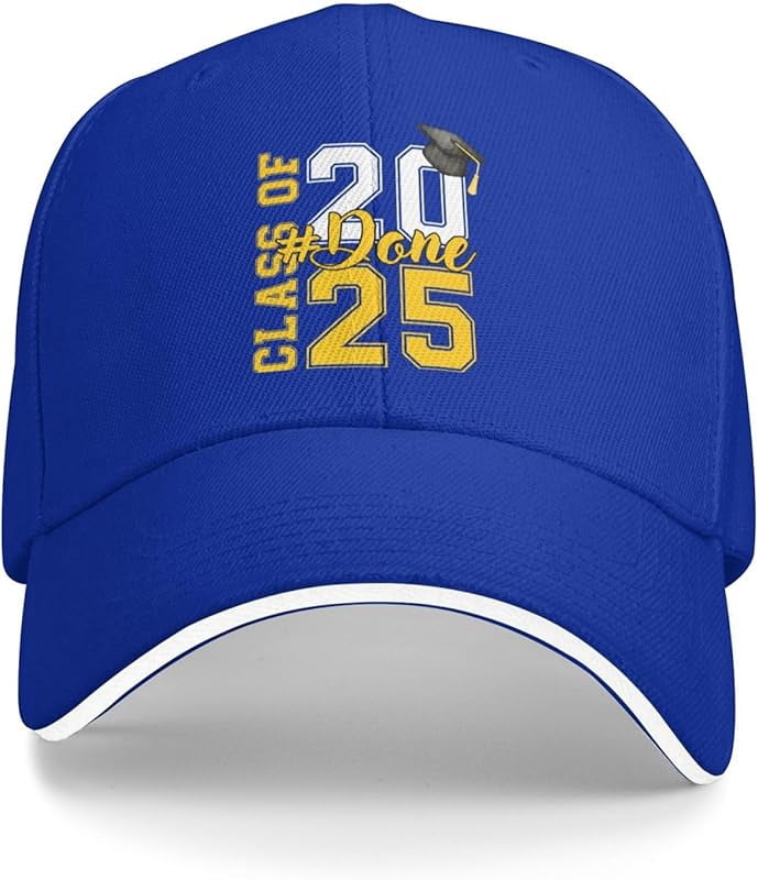Done Class of 2025 Graduate Cap 2025 Graduation Baseball hat - Walmart.com