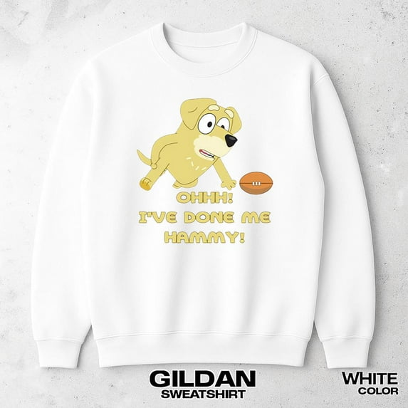 Done Me Hammy Funny Cartoon Kids Show Humor Quote Graphic Style Art ...