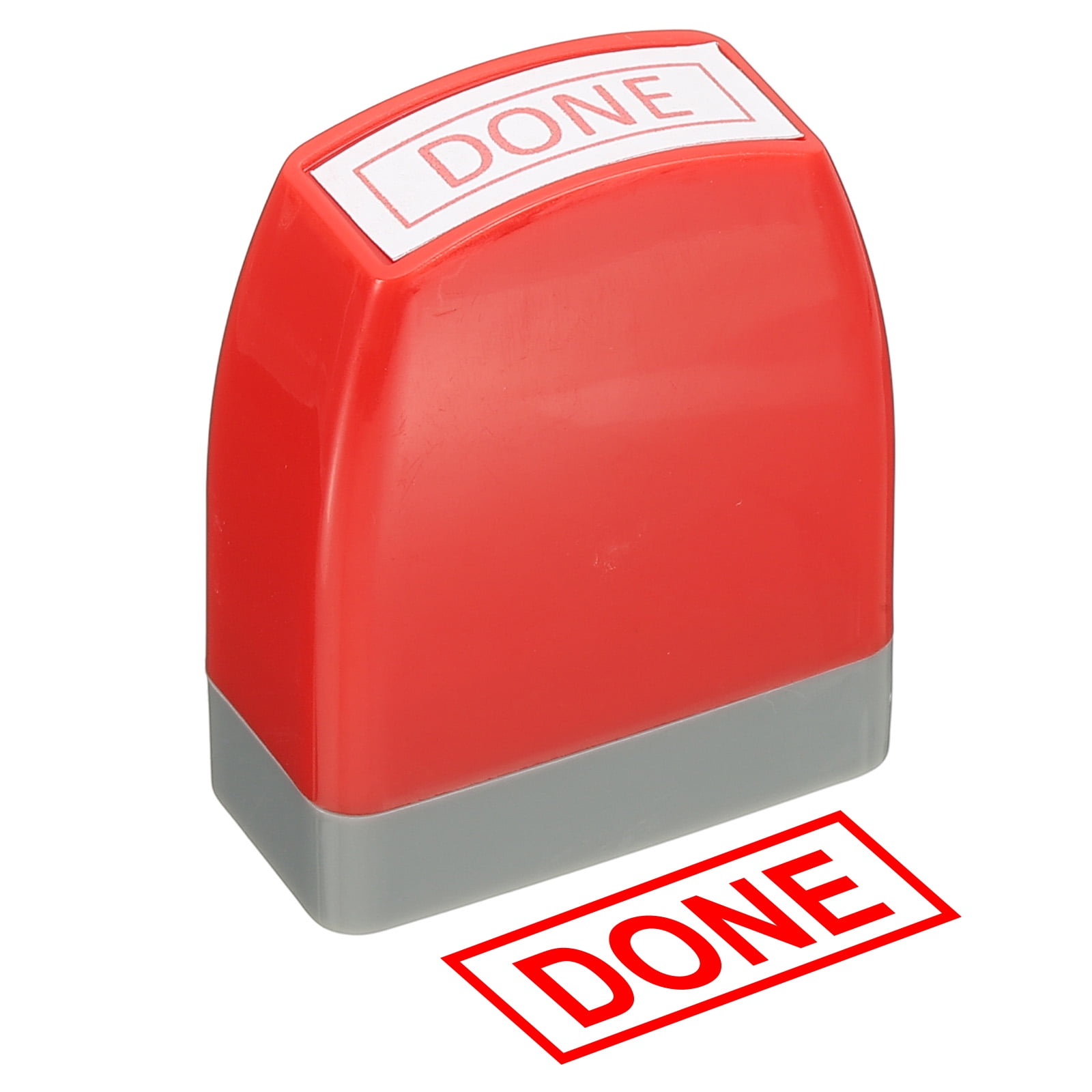 Done Notice Stamp Self Inking, Red Ink Office Stamps Pre Inked Message ...