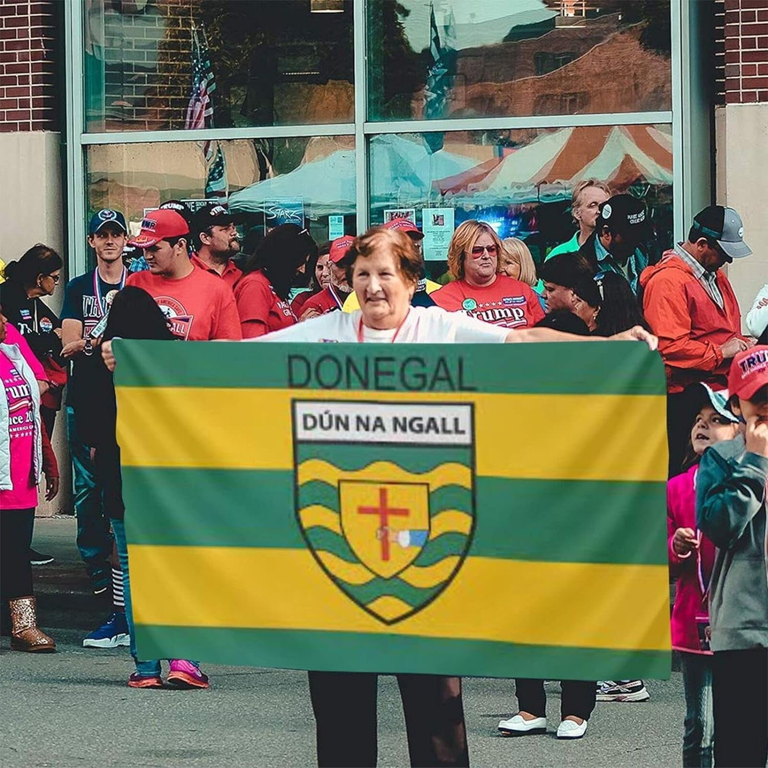 Donegal Gaa Polyester Garden 3x5Ft Flag Outdoor Indoor Party Home House ...