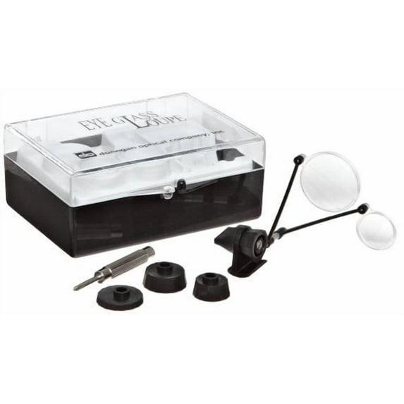 Donegan ELD 2.5-1 Watch And Clock Makers Double Eye Loupe, 4x-10x ...