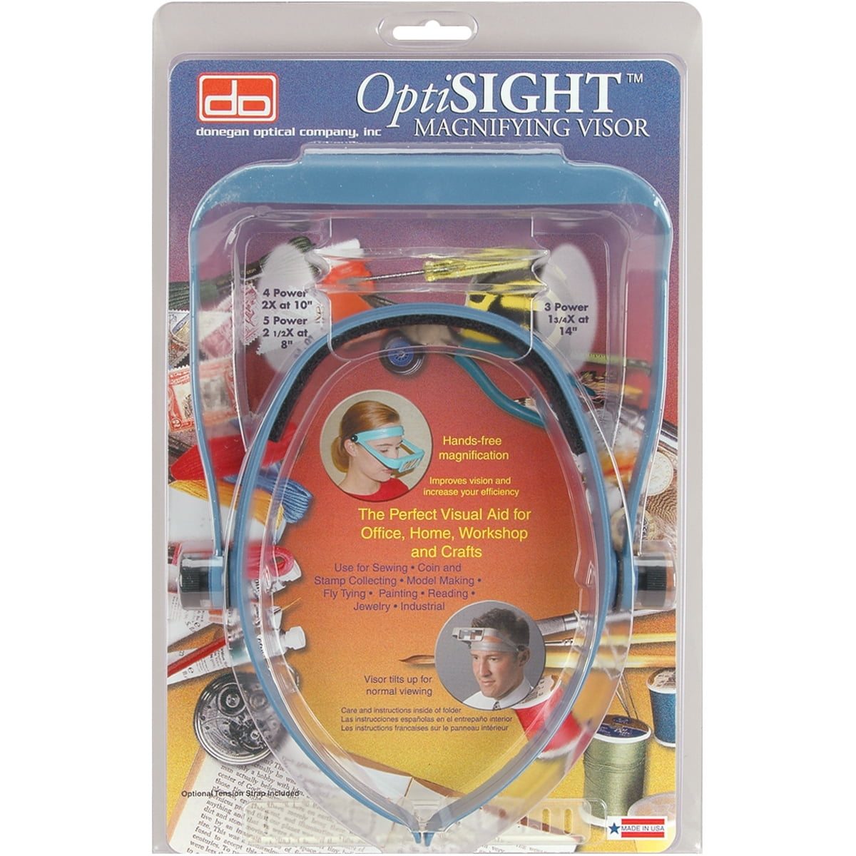 Donegan OptiSIGHT Magnifying Visor-Blue - Walmart.com